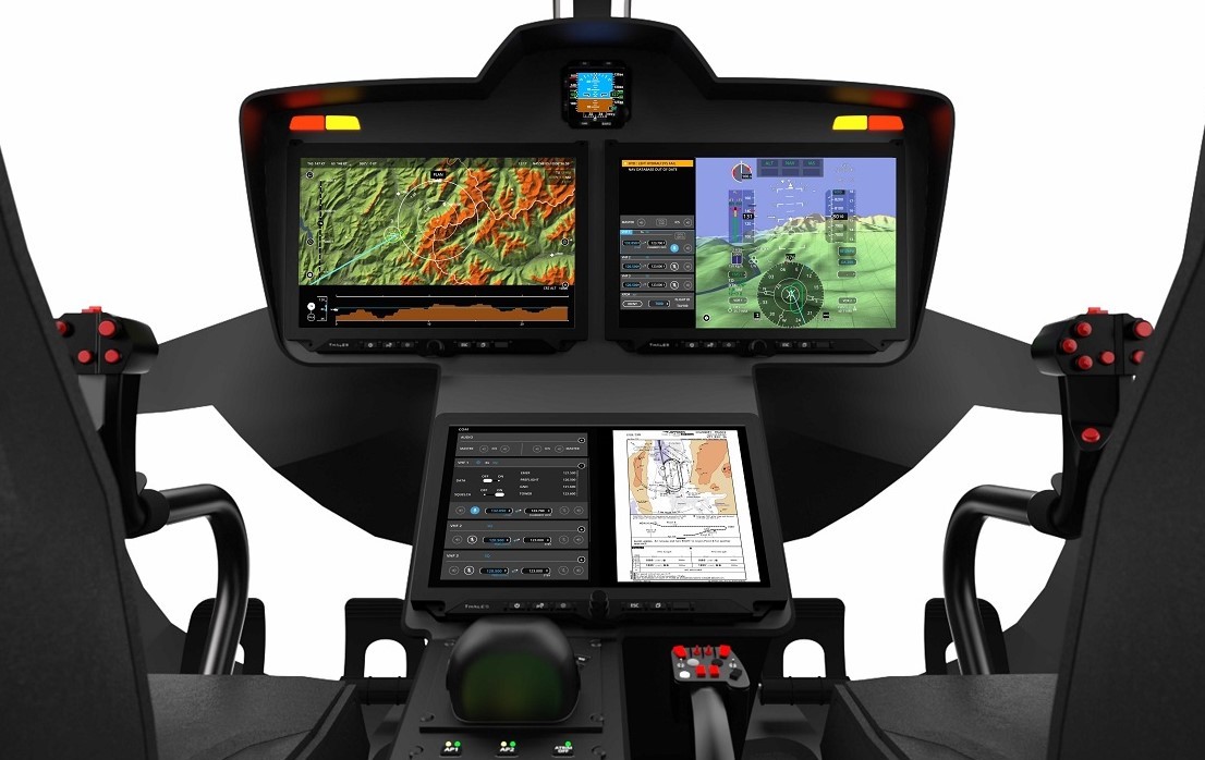 FlytX new generation avionics suite for helicopter connected cockpits